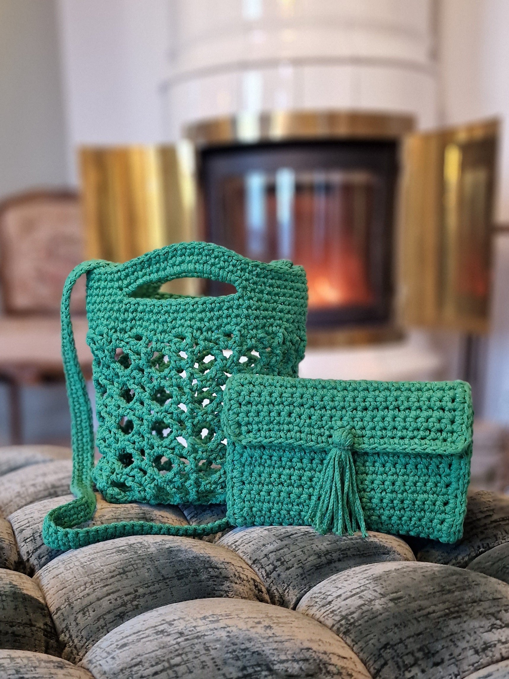 Hekleoppskrift - veske – Anne K design